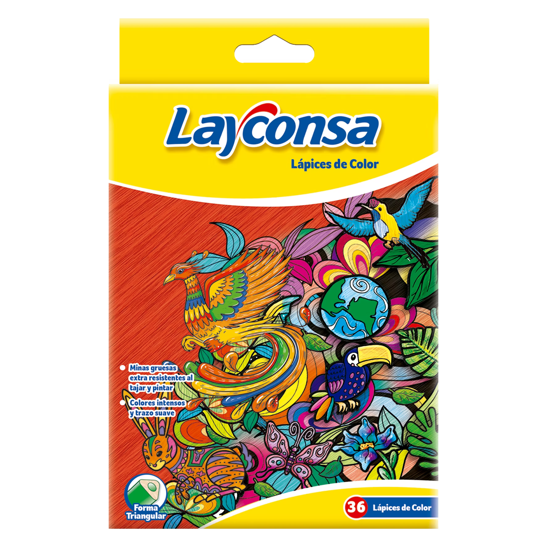 Colores X36 Layconsa Triangulares – Verqui
