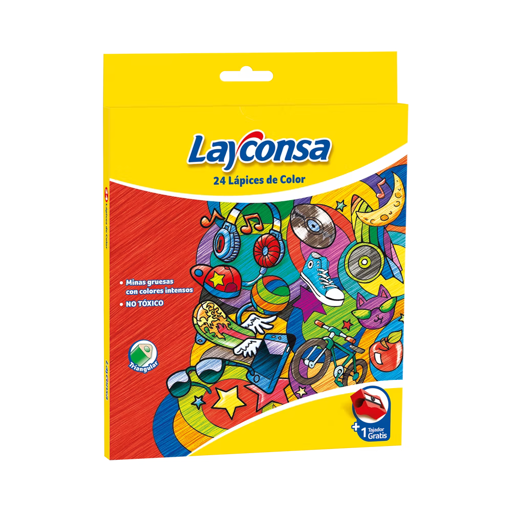 Colores X24 Layconsa Triangulares – Verqui
