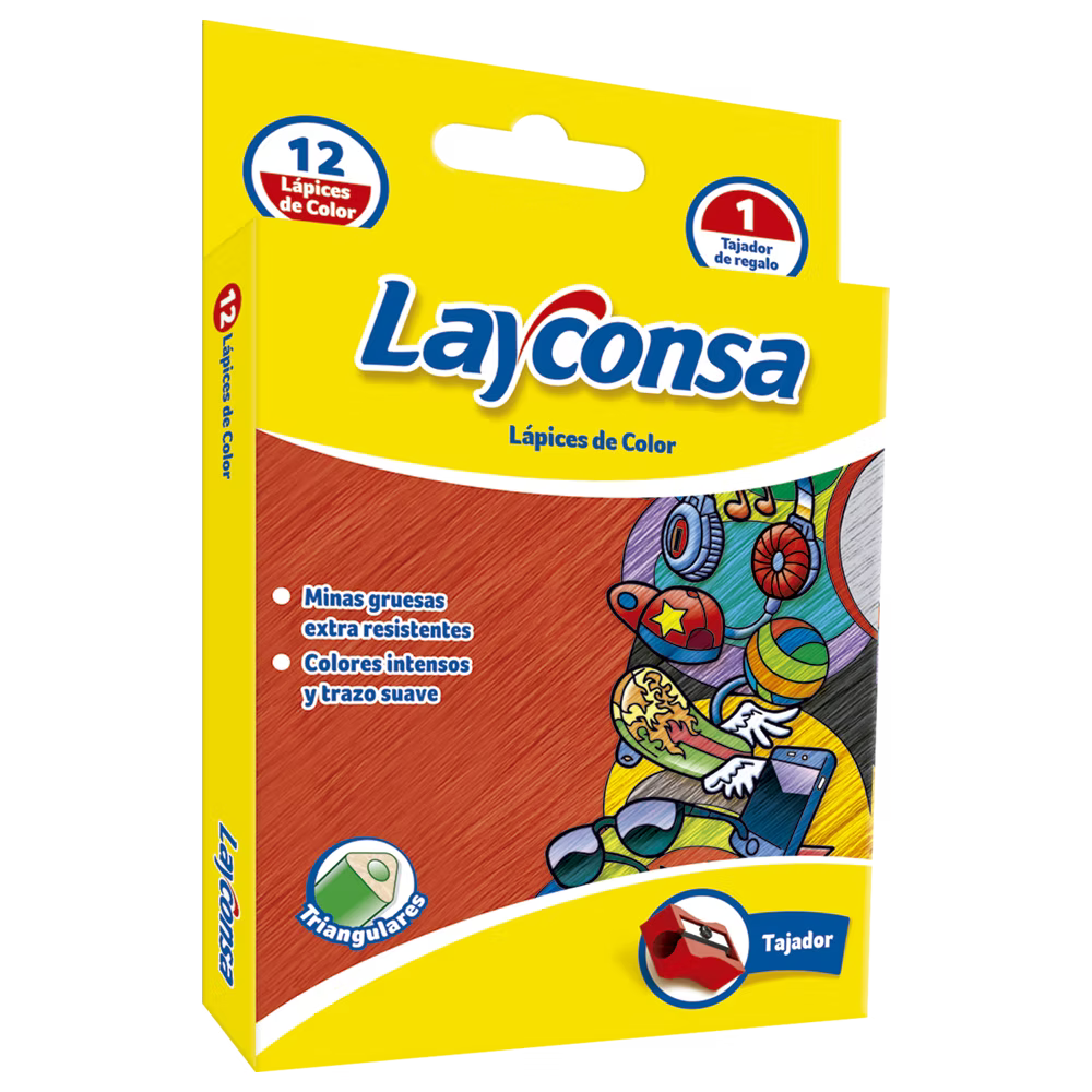 Colores Layconsa X12 Cortos – Verqui