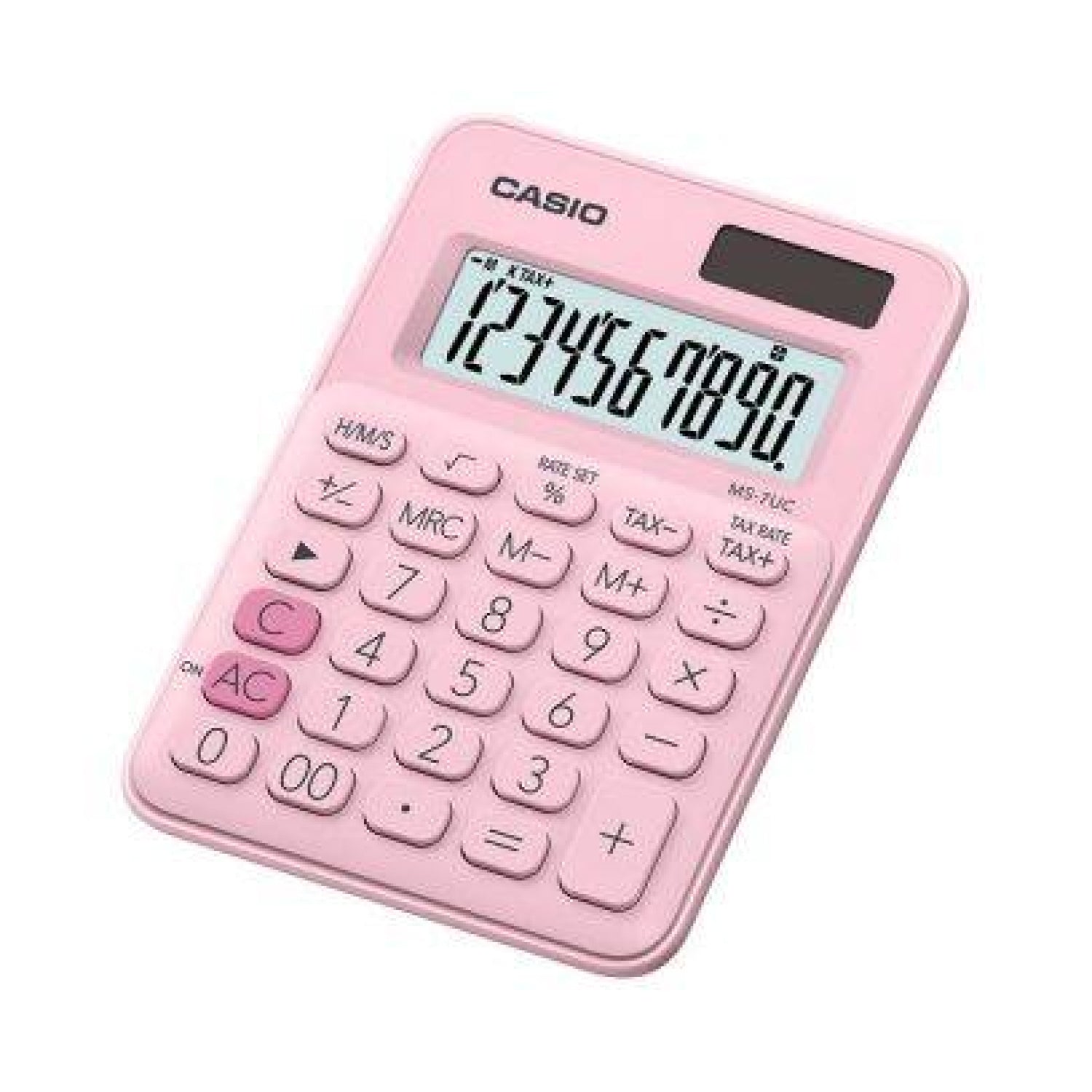 Calculadora Pastel MS-7UC Rosado Casio – Verqui