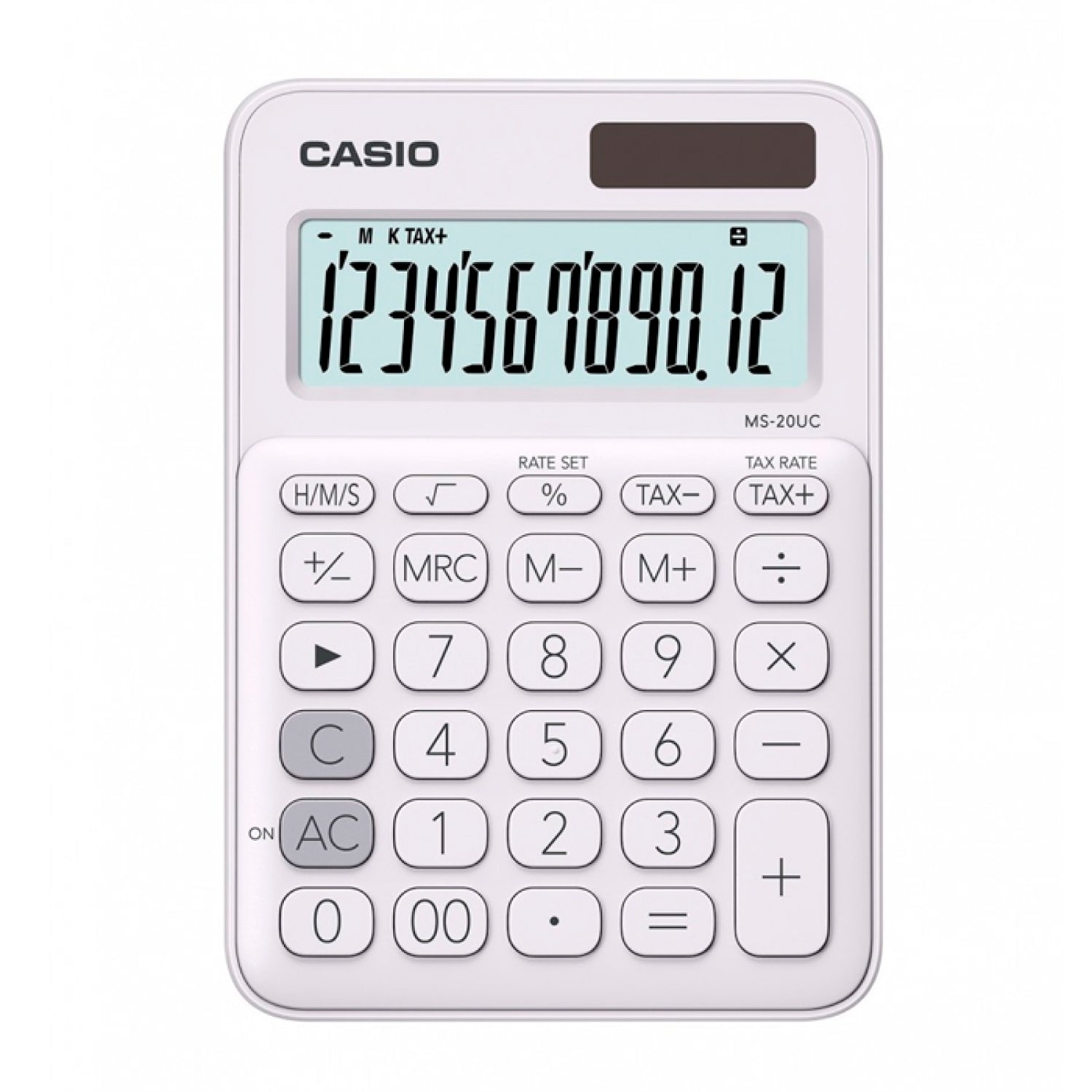 Calculadora Pastel MS-20UC Blanca Casio – Verqui