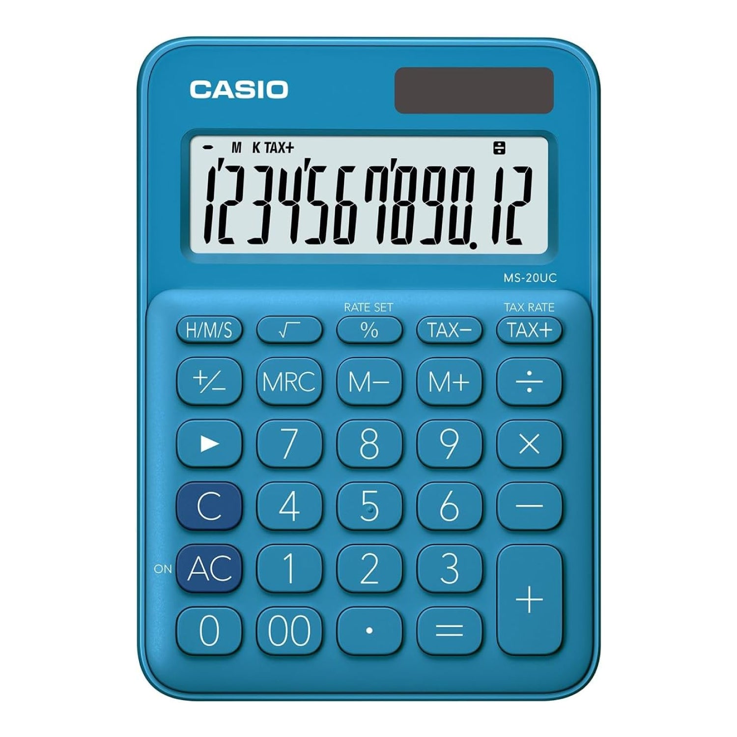 Calculadora Pastel MS-20UC Azul Casio – Verqui