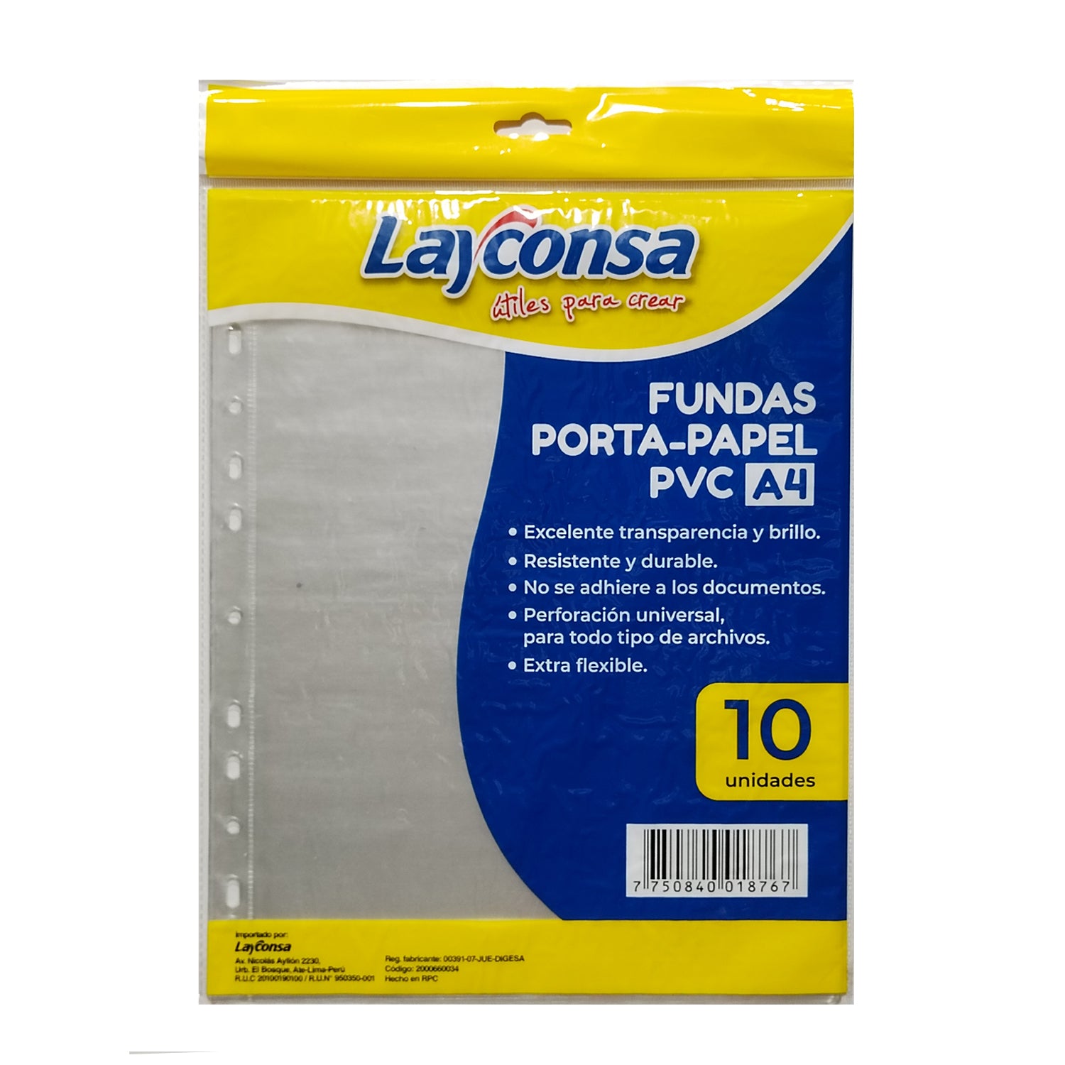 Micas Portapapel A4 Paquete X10 Layconsa – Verqui