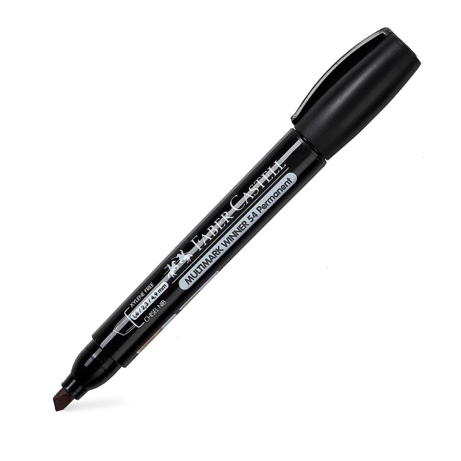 Plumón Marcador 54 Permanente Punta Bisel Faber Castell – Verqui