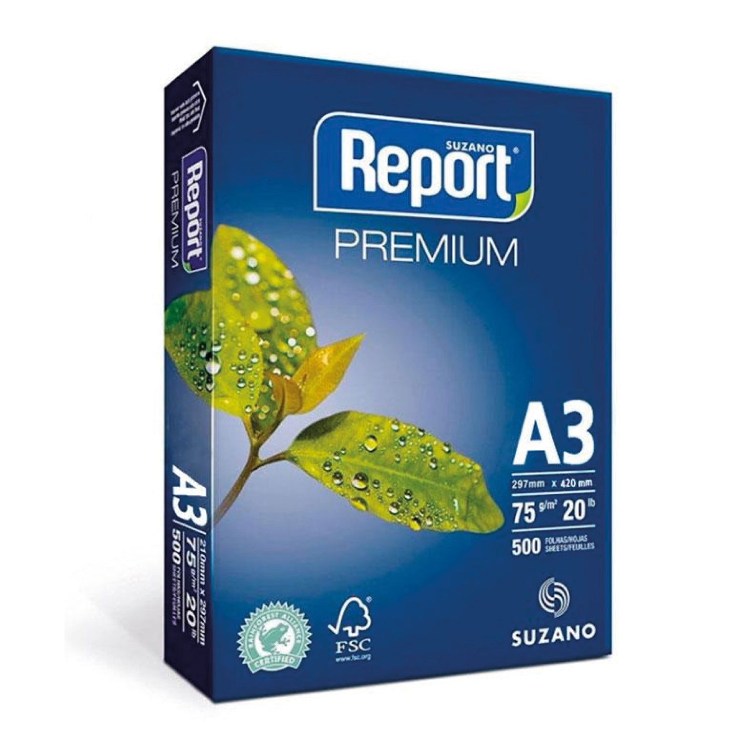 Papel Bond 75 gr. tamaño A3 Report – Verqui