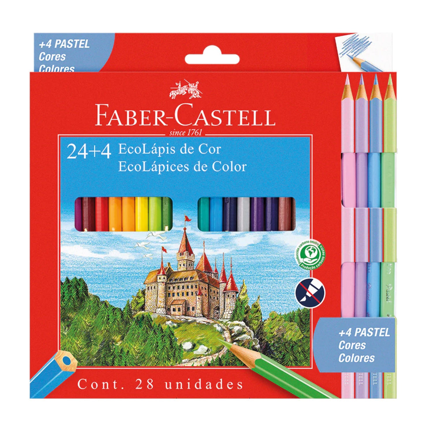 Colores X24 + 4 Pasteles Faber Castell – Verqui
