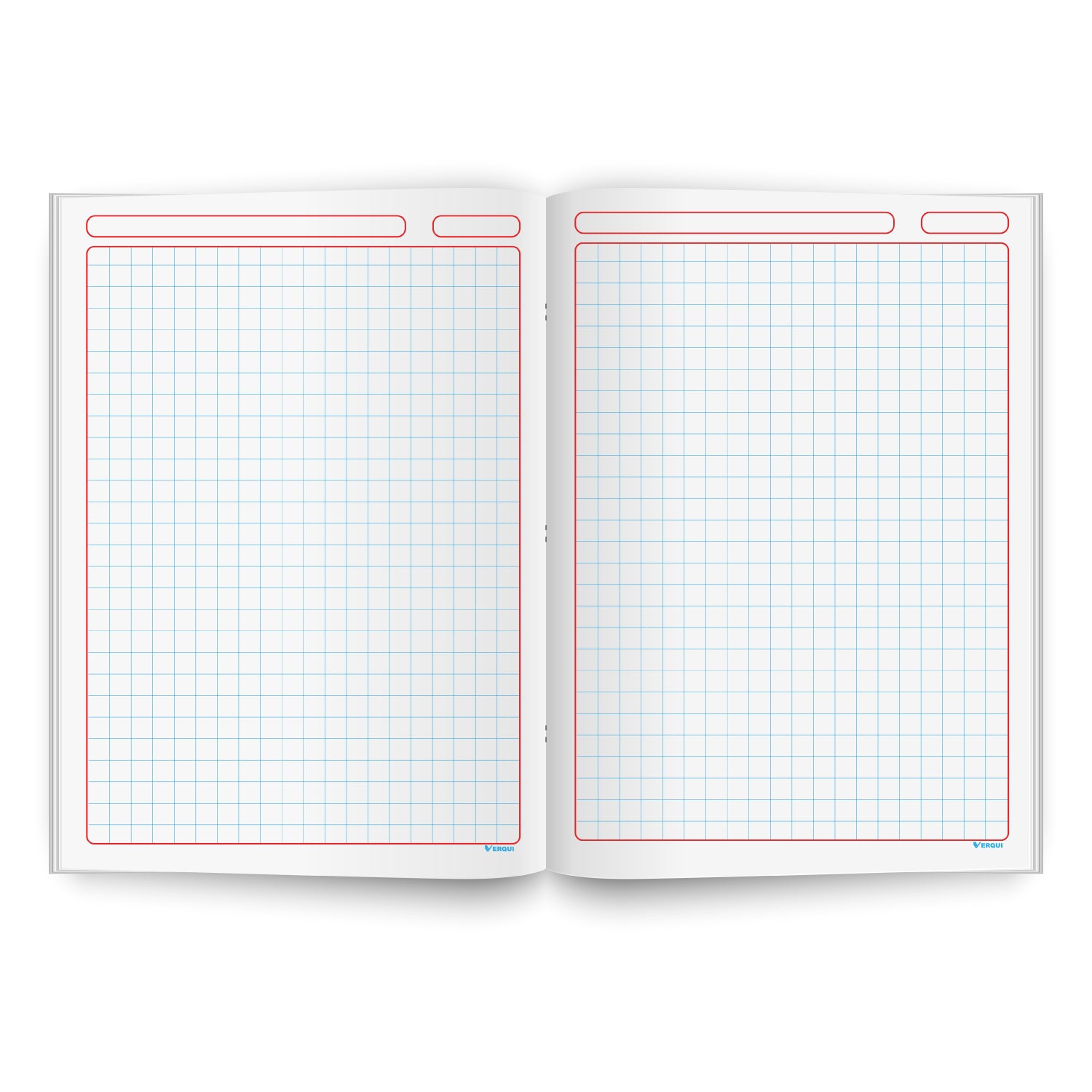 Cuaderno Escolar Cuadrimax 1x1 Marco Rojo – Verqui