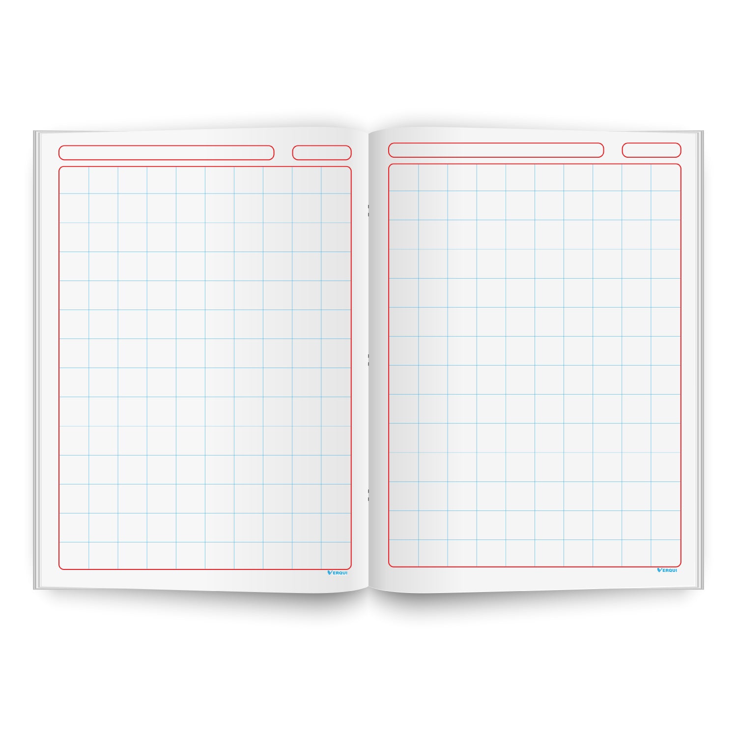 Cuaderno Escolar Cuadrimax 2x2 Marco Rojo – Verqui
