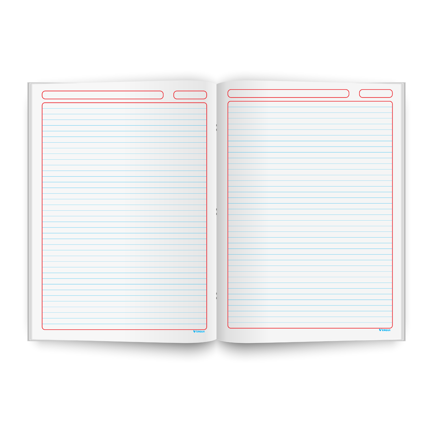 Cuaderno Escolar Rayado Marco Rojo – Verqui