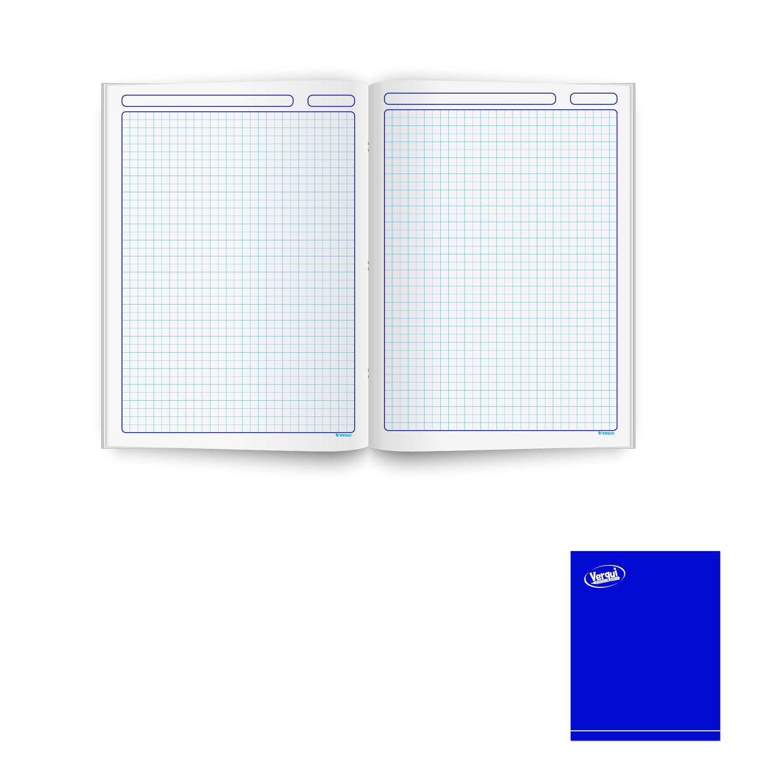 Cuaderno Escolar Cuadriculado Marco de Color – Verqui