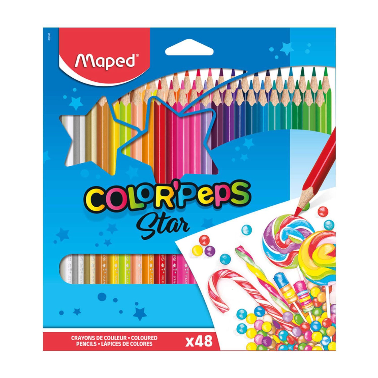 Colores Color'Peps X 48 Estuche de Cartón Maped – Verqui